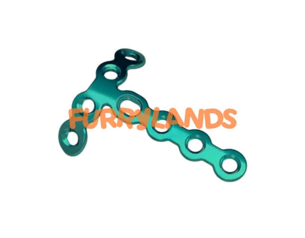 Compact Locking T-Plate System for Small Bone Fracture Care 4 Head Hole ...